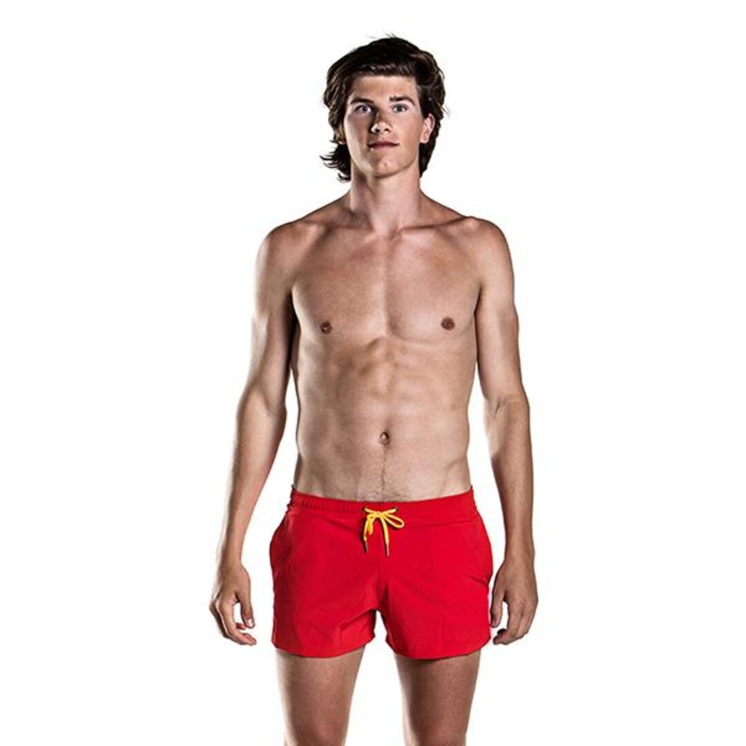 Funky Trunks Shorty Shorts Beach Short Still Red | Mens Beachwear