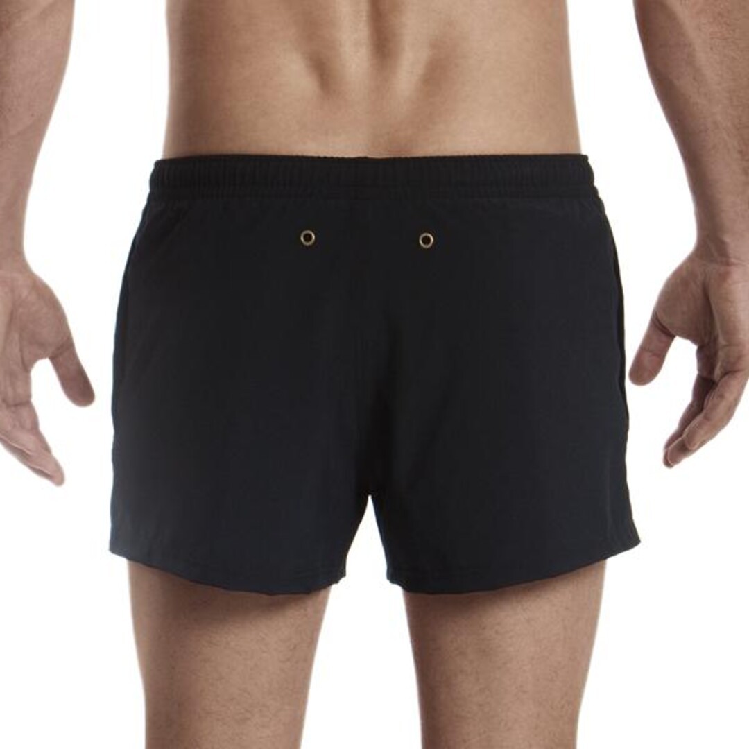 Funky Trunks Shorty Shorts Beach Short Still Black | Mens Beachwear