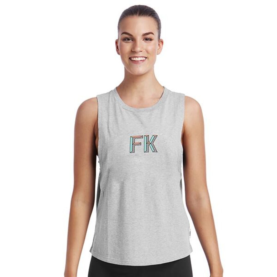 Funkita Fit Hank the Tank Singlet Top Pencil Stencil | Ladies Activewear