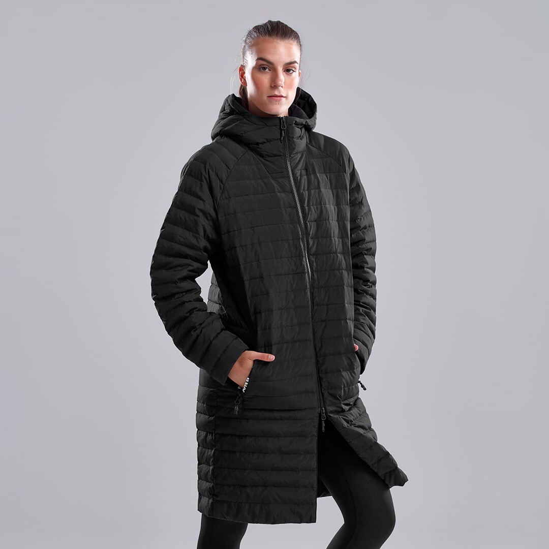 Funky Puff Daddy Deck Coat Still Black | Unisex Activewear