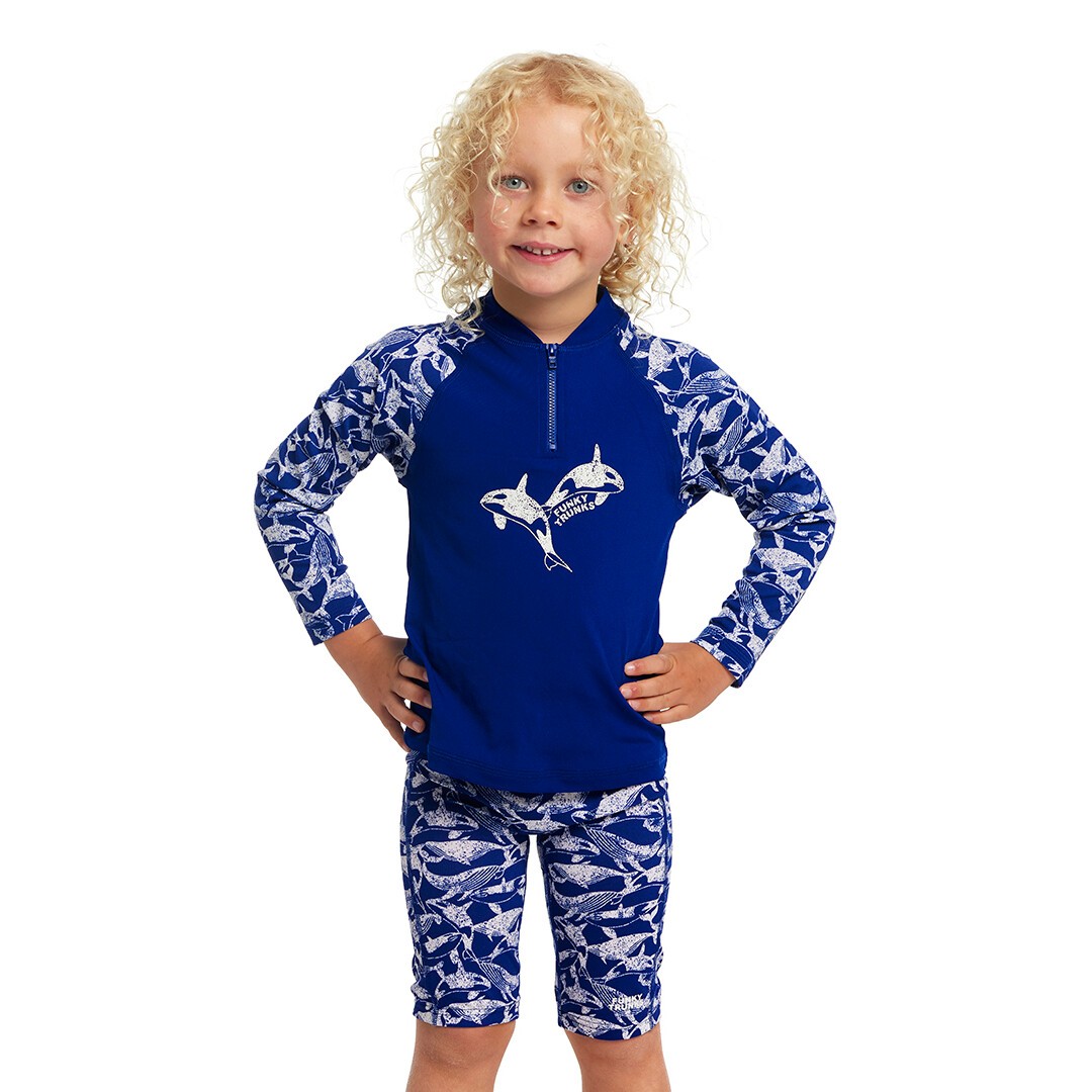 Funky Trunks Zippy Sun Protection Rash Vest Beached Bro | Toddler Boys ...