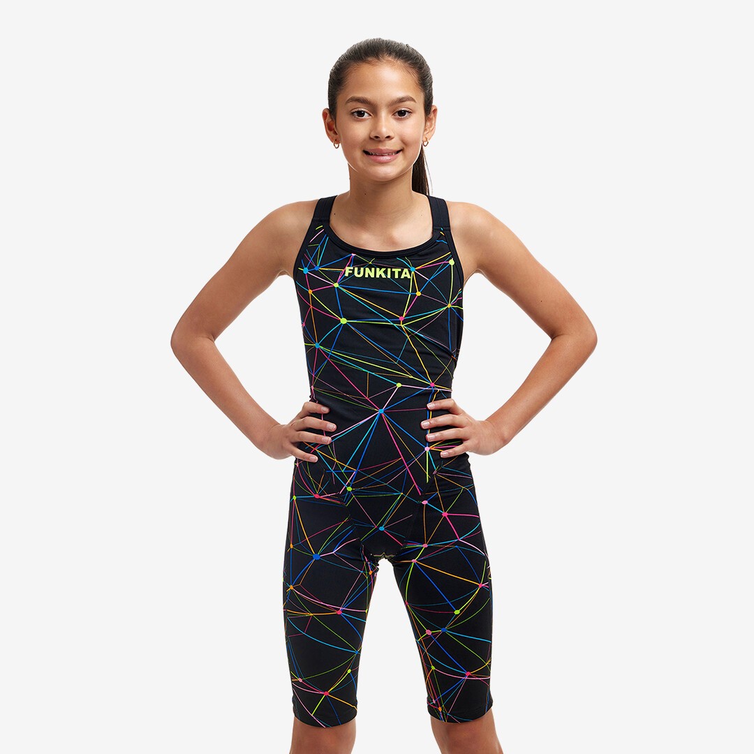 Funkita Fast Legs One Piece Star Sign | Girls Swimwear