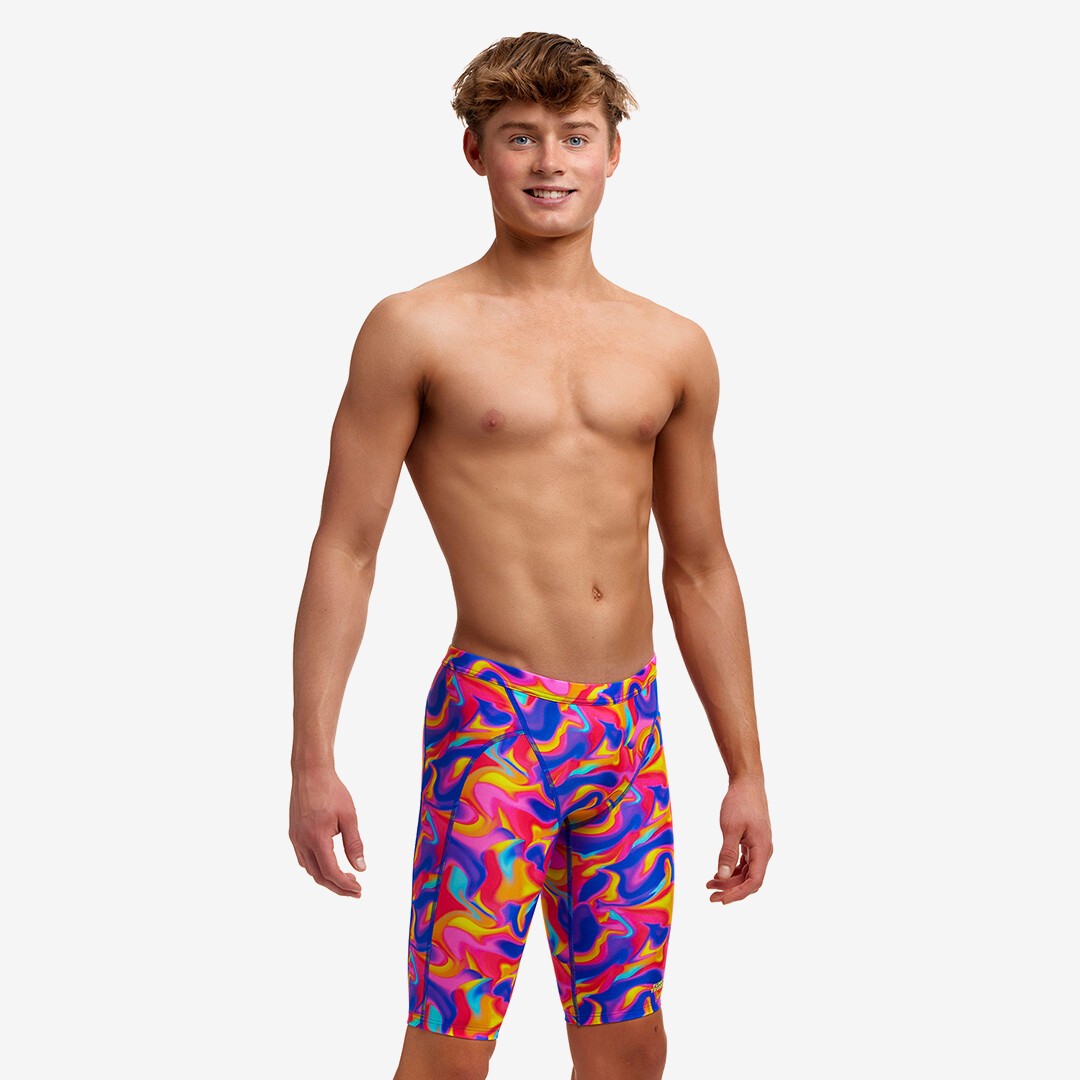 Funky Trunks Training Swim Jammers Summer Swirl | Boys Swimwear