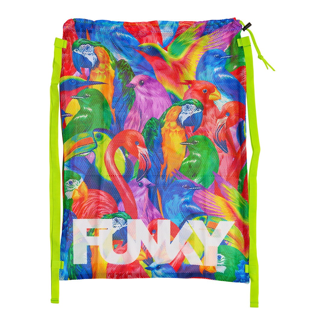 Funky Mesh Gear Bag Bright Birds | Swim Equipment