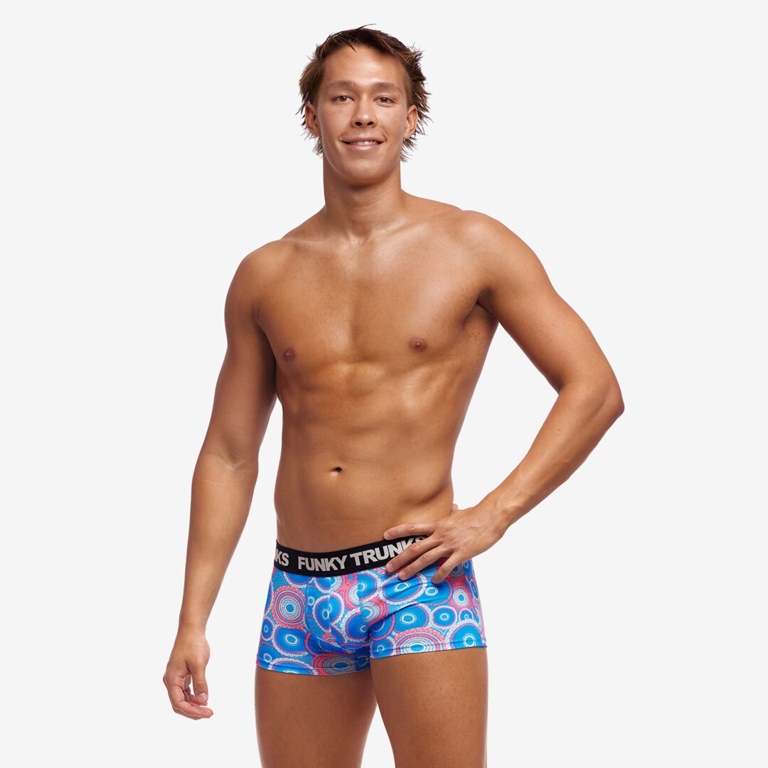 Men's Underwear Trunks Bundjalung Blue