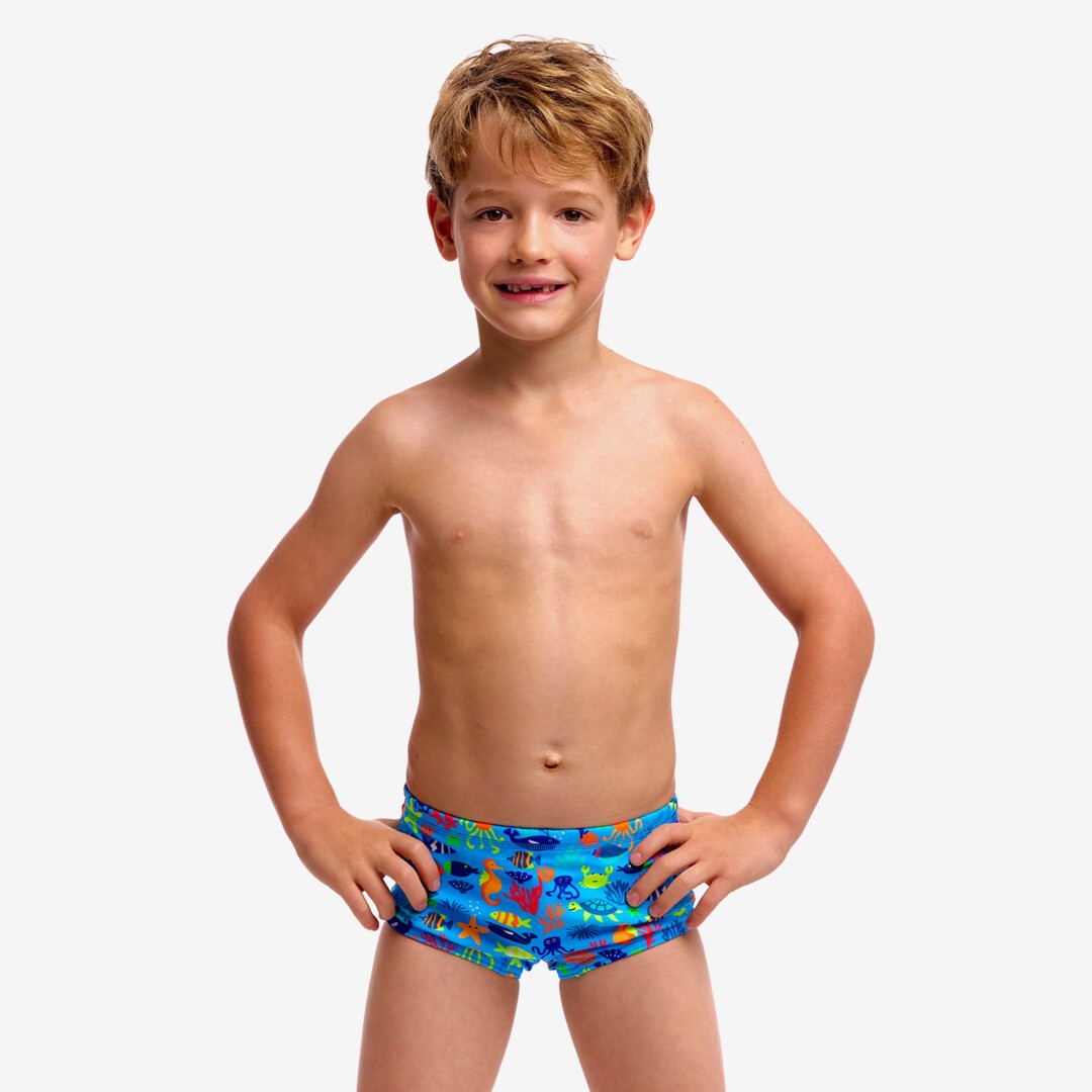 Toddler Boy S Printed Trunks Fish Food